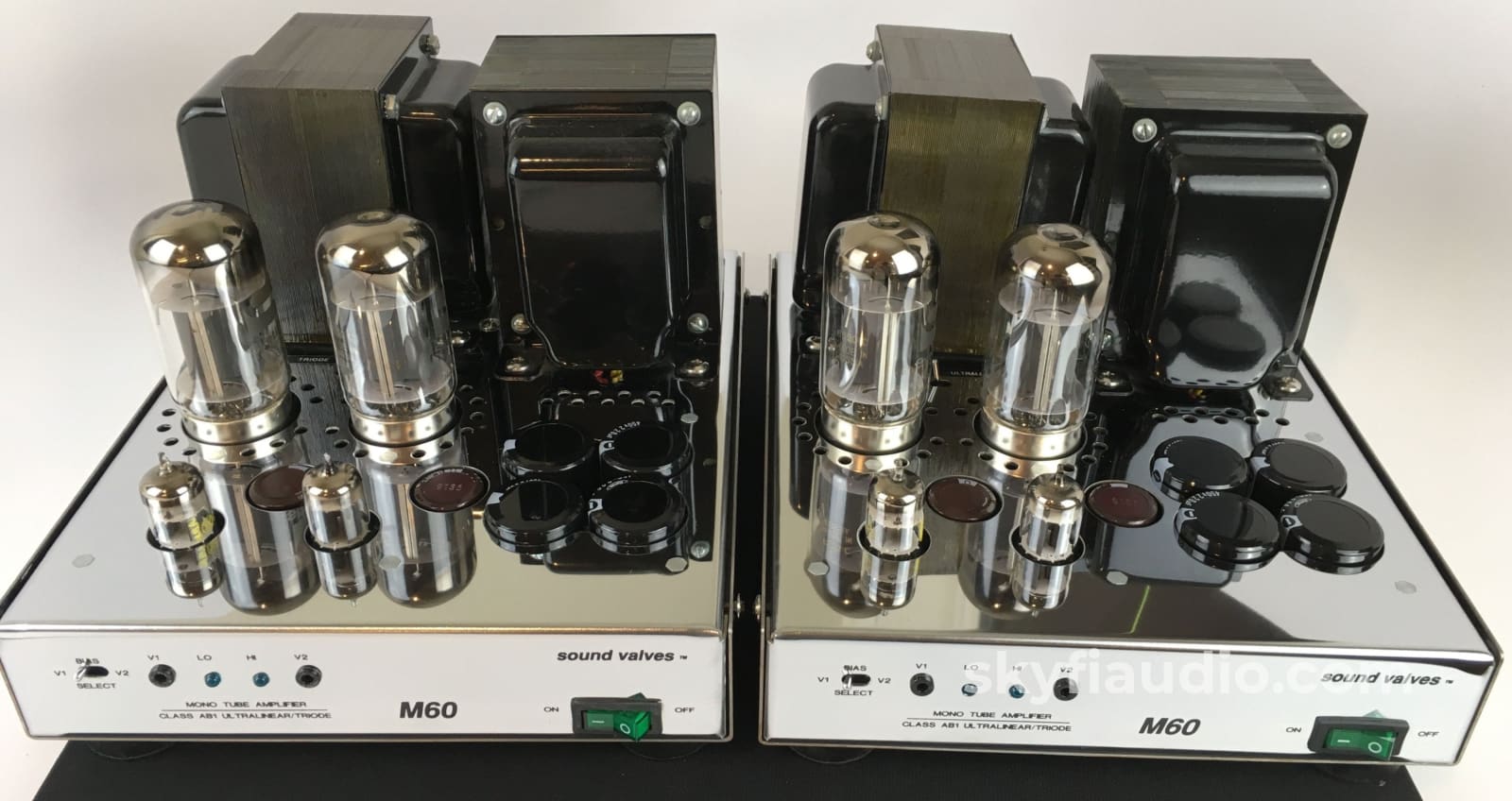 Sound Valves M60 Tube Monoblock Amplifier Pair