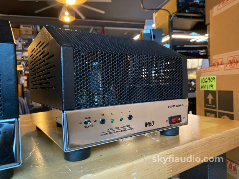 Sound Valves M60C Tube Monoblock Amplifier Pair – SkyFi Audio