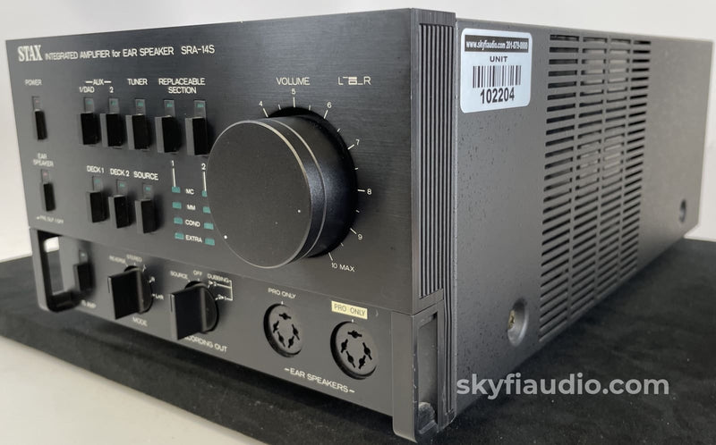 Stax SRA-14S Headphone Amplifier With Stax SR-507 Electrostatic Headph – SkyFi Audio