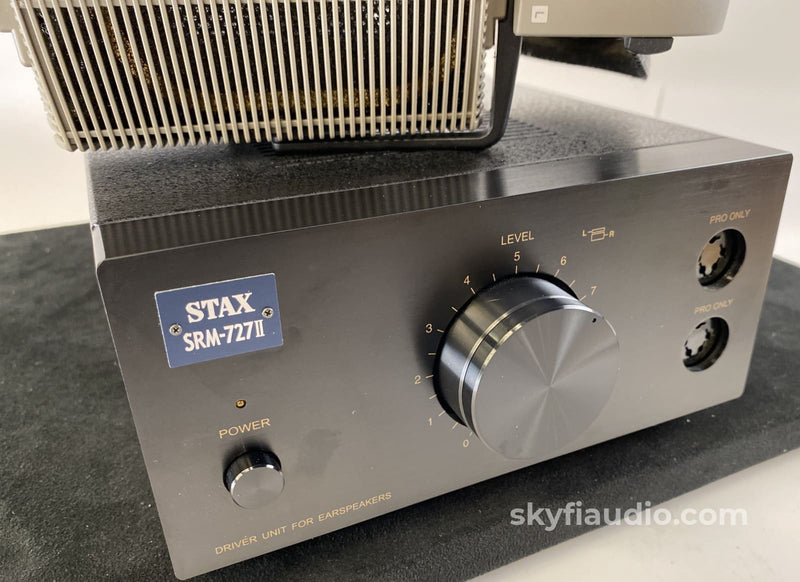 Stax SRM-727-II Headphone Amplifier With Stax Lambda Classic Headphone – SkyFi Audio