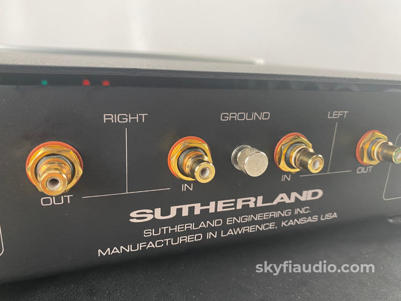 Sutherland Engineering PhD World Class Phono Stage (Battery Powered ...