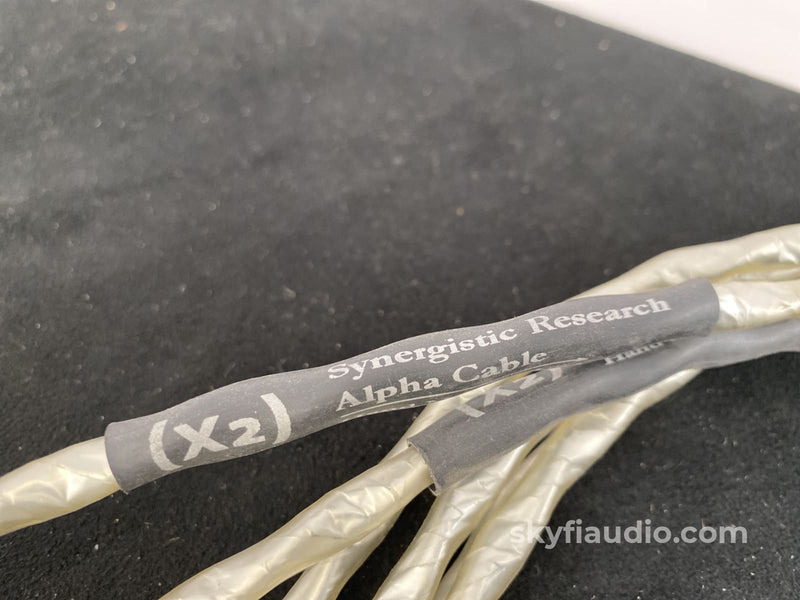 Synergistic Research Alpha Cable X2 - RCA Audio Cable - 2M – SkyFi Audio