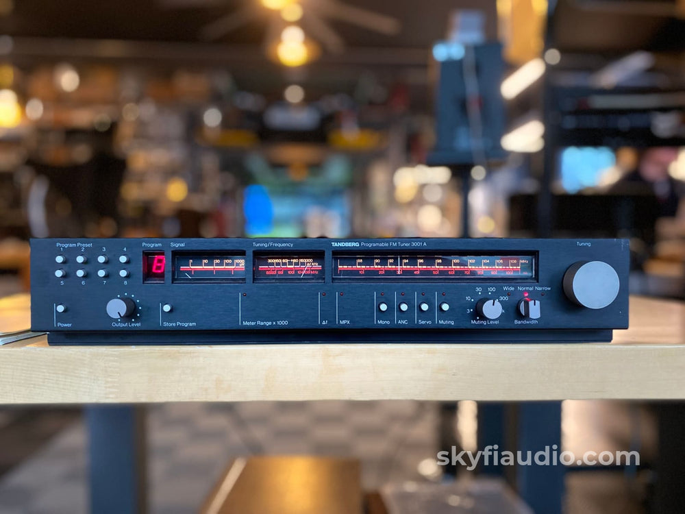 Tandberg 3001A Analog Tuner - Top 5 Tuners Of All Time - Complete Set!