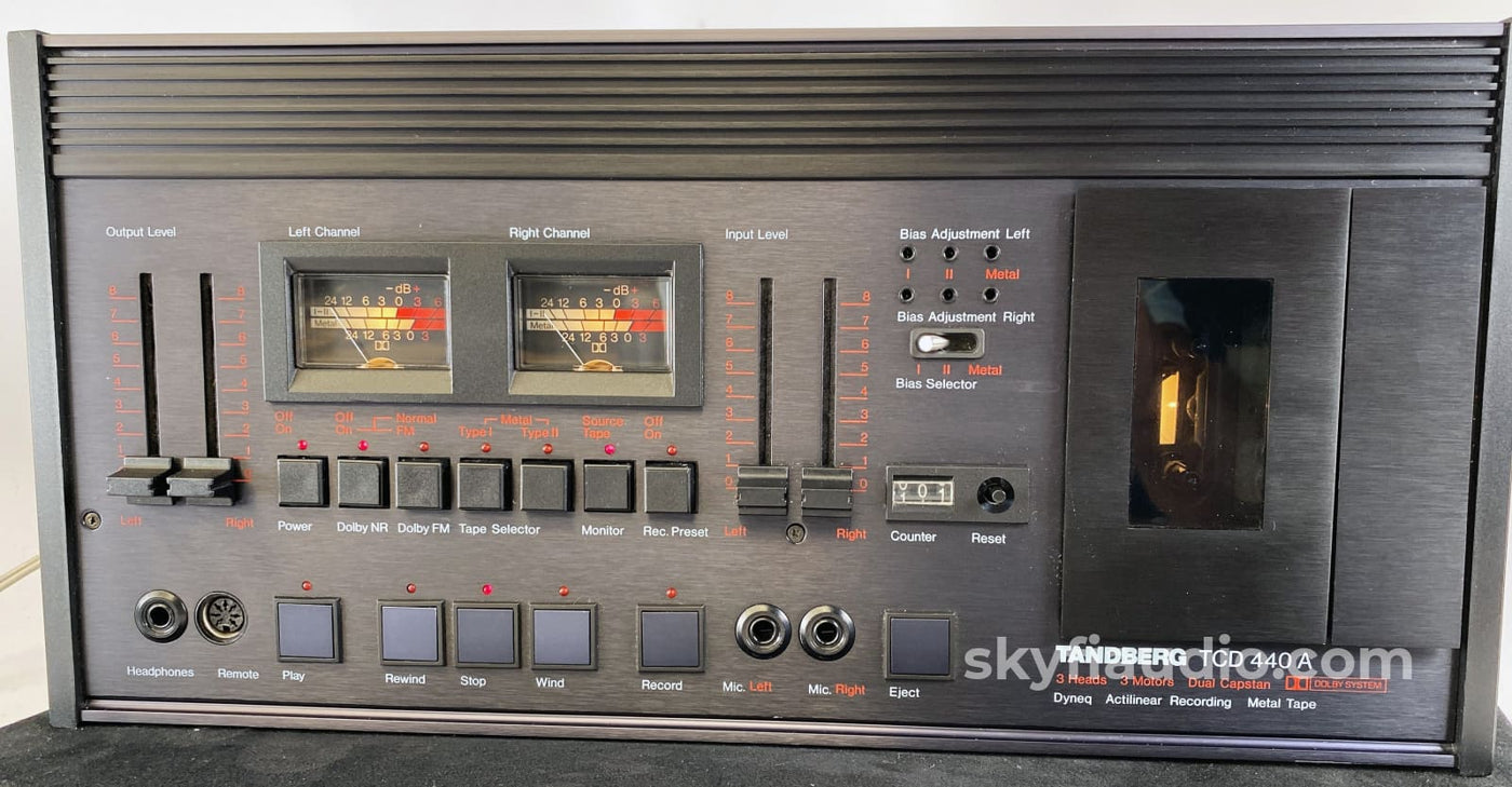 Tandberg TCD-440A Tape Deck - Serviced and Working Great