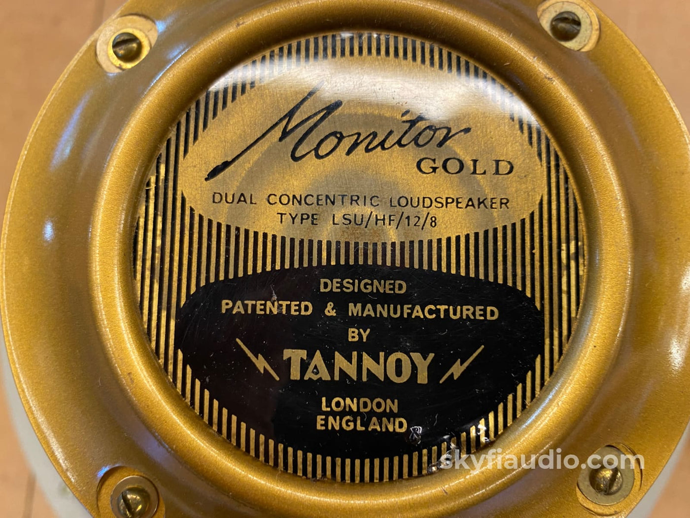 Tannoy 12" Gold Monitor Dual Concentric Vintage Speakers
