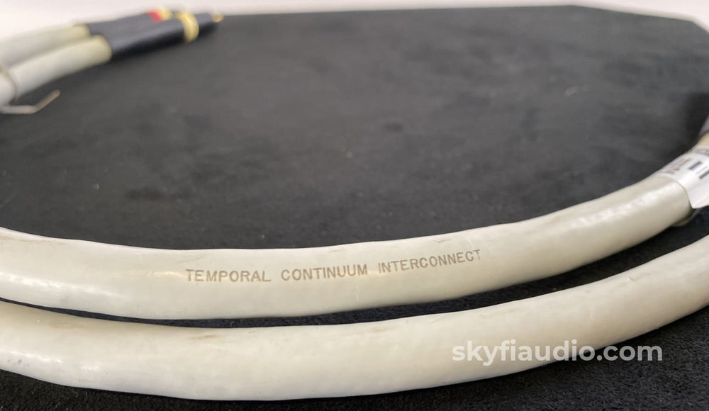 Tara Labs Temporal Continuum Interconnect - RCA Audio Cable RARE - 0.5