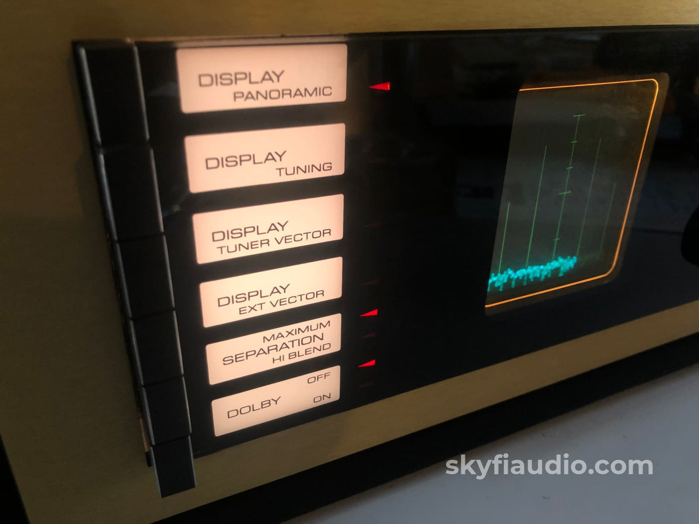 The Sequerra Model 1 FM Tuner - SUPER RARE Gold Finish