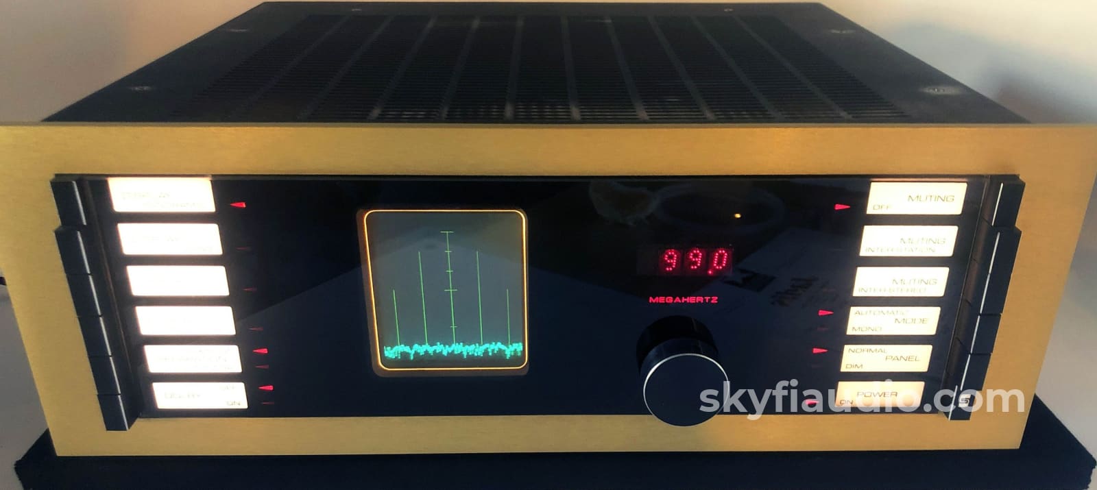 The Sequerra Model 1 FM Tuner - SUPER RARE Gold Finish