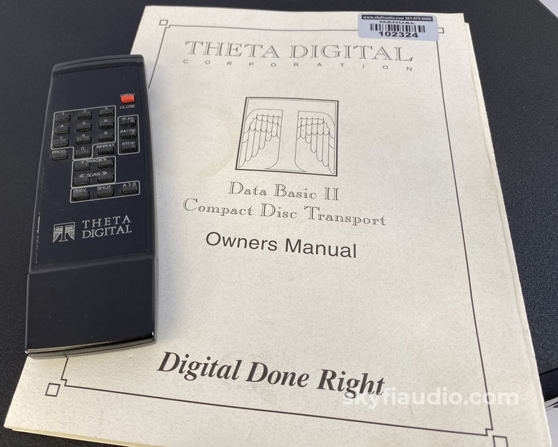 Theta Digital Data Basic II Transport - Complete Set and Serviced ...