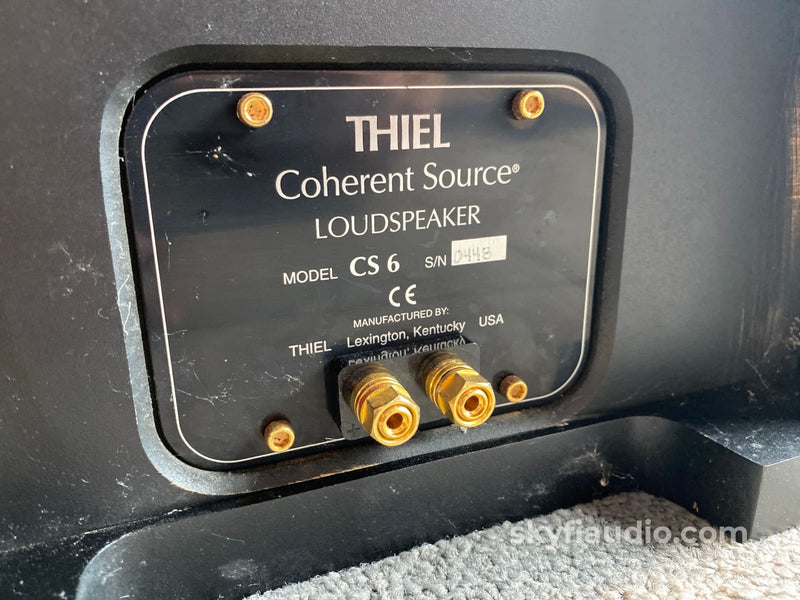 Thiel CS6 3-Way Time Aligned Floorstanding Speakers – SkyFi Audio