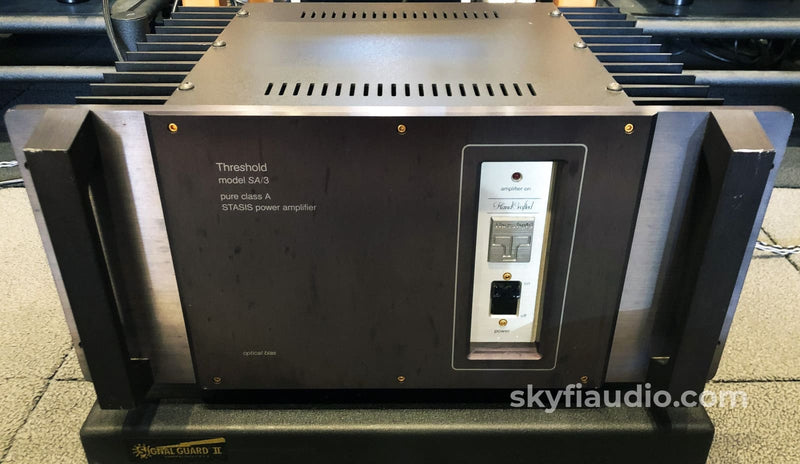 Threshold SA/3 Stasis Amplifier - 50 Glorious Class A Watts – SkyFi Audio