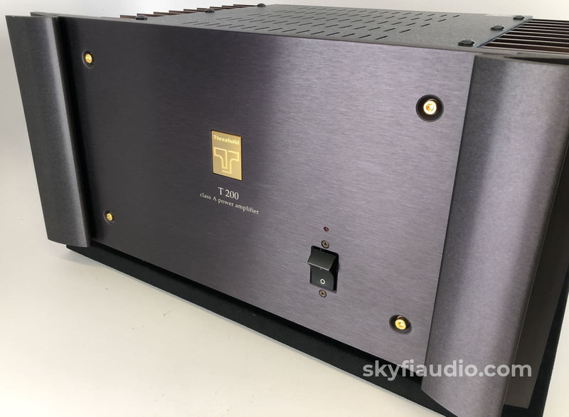 Threshold T-200 Vintage Solid State Amplifier - Stereophile Class A ...