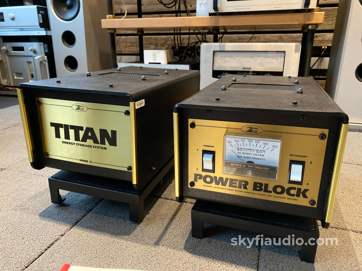 Tice Series II Power Block and Titan Energy Storage System - 2 Piece C