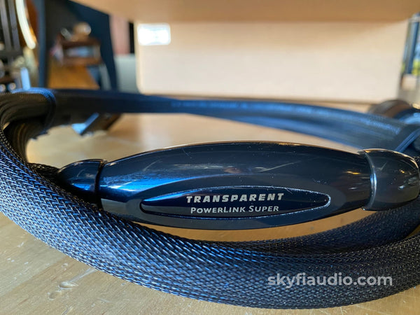 Transparent PowerLink Super Power Cable - 2m – SkyFi Audio