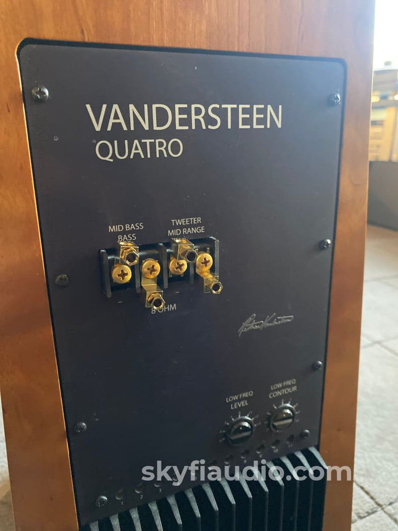 Vandersteen Audio Quatro Wood Speakers - Complete Set