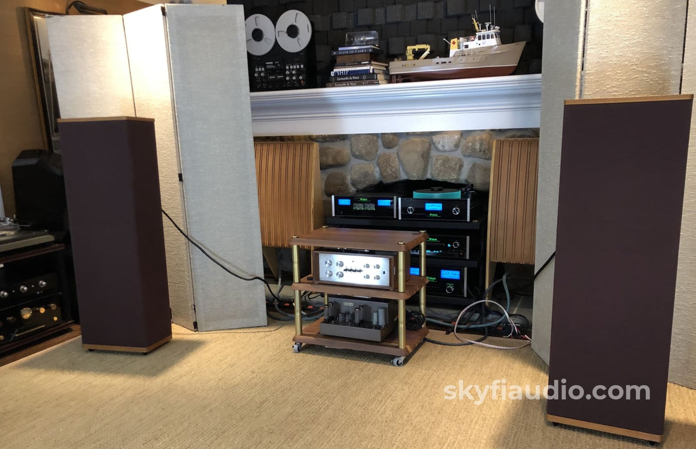 Vandersteen Model 3A Full Range Speakers with Sound Anchor Stands