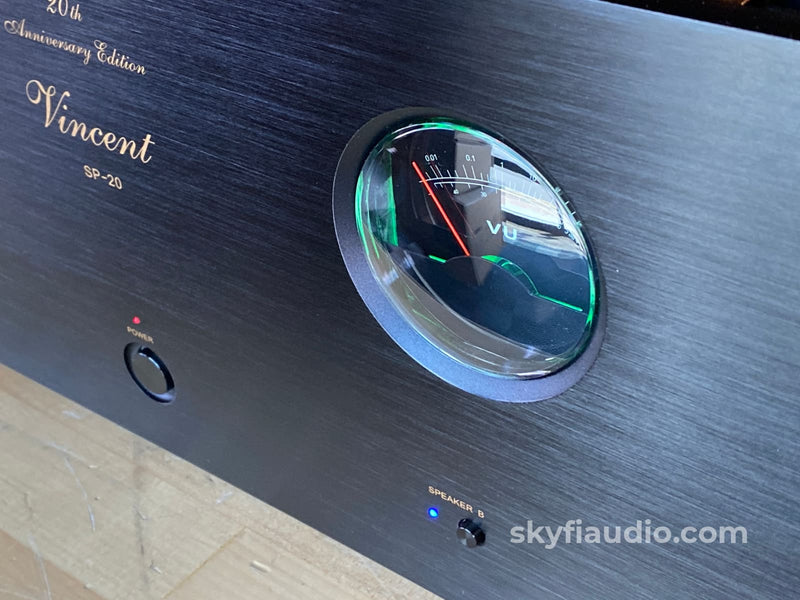 Vincent 20th Anniversary SP-20 - Tube Hybrid Amplifier w/150W – SkyFi Audio