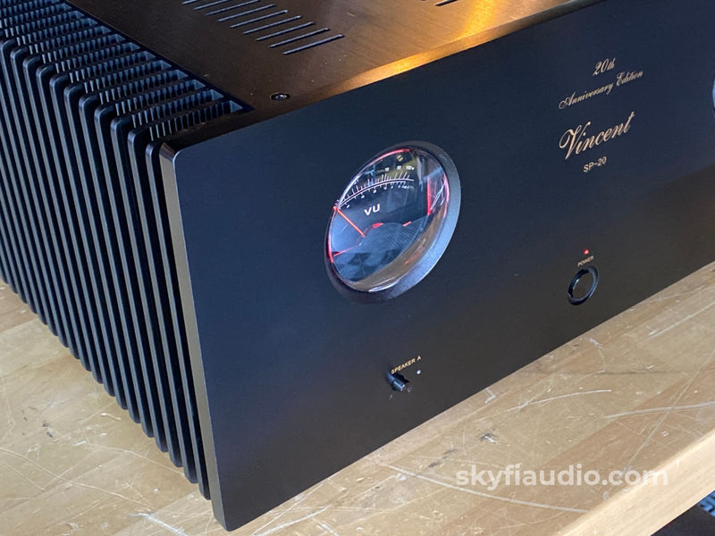 Vincent 20th Anniversary SP-20 - Tube Hybrid Amplifier w/150W – SkyFi Audio