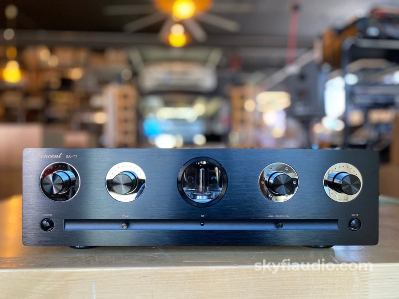 Vincent SA-T7 Tube Stereo Preamplifier With DAC - Made in Germany ...