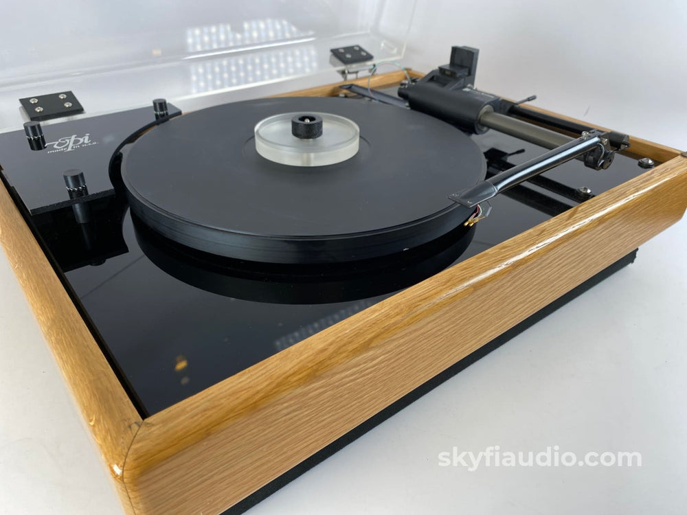 VPI HW-19 Turntable with Tangential Tonearm and Pump - In Light Oak Wi