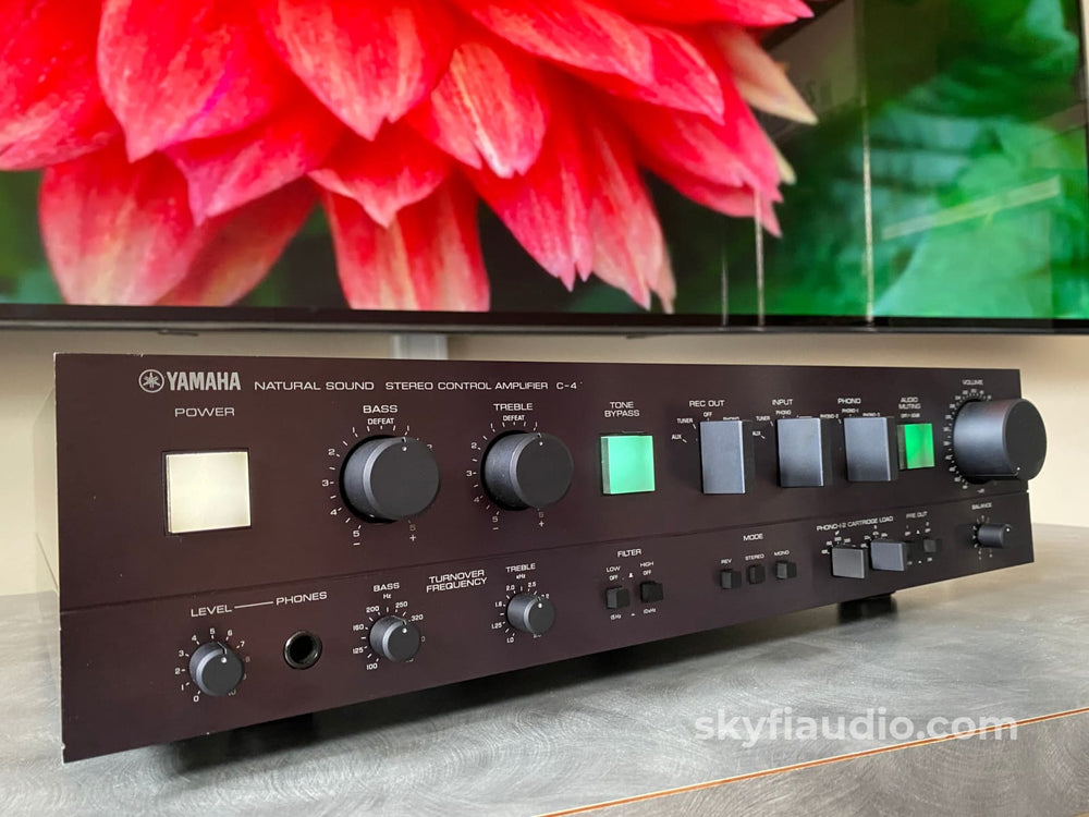 Yamaha C-4 Preamplifier - Serviced and Upgraded - Vinyl Lovers Dream P