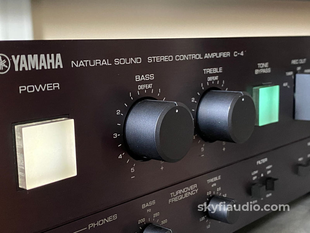 Yamaha C-4 Preamplifier - Serviced and Upgraded - Vinyl Lovers Dream P