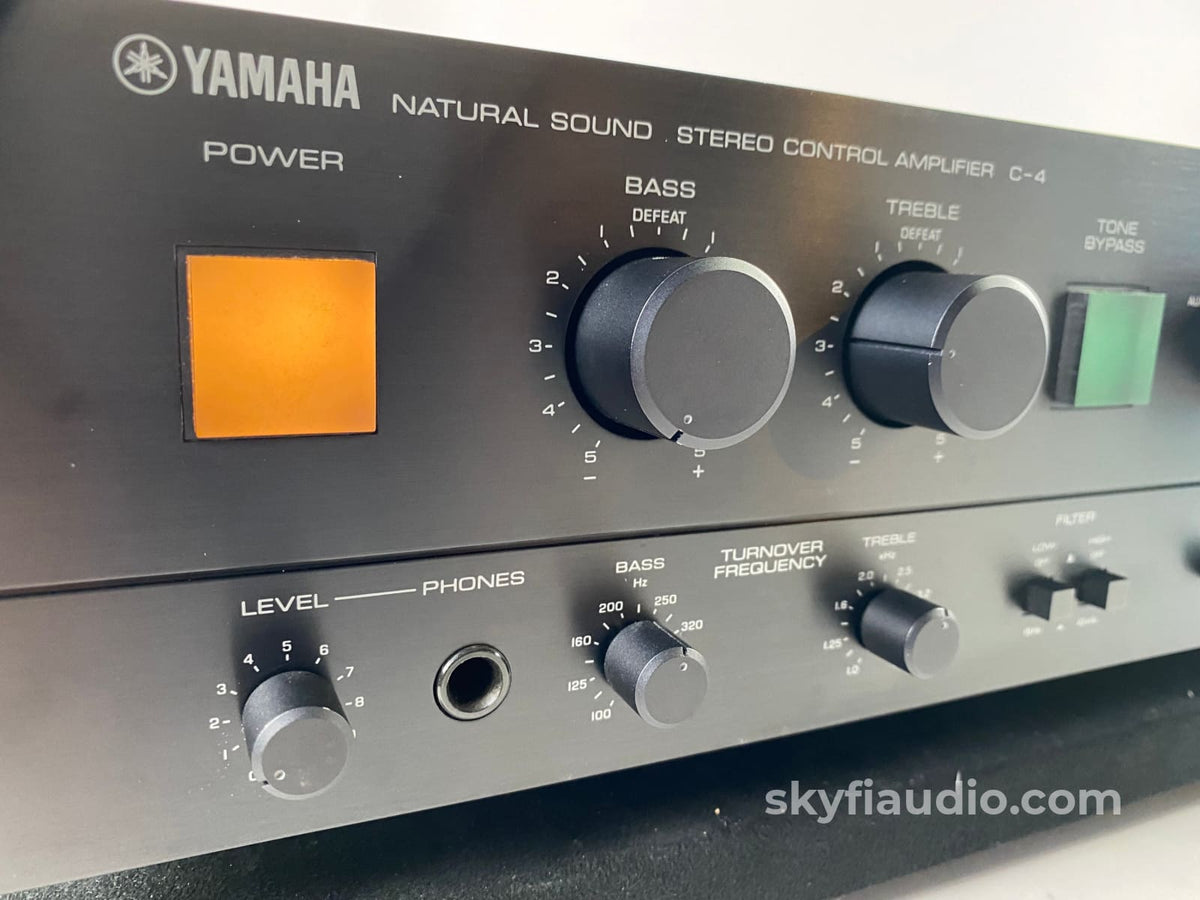 Yamaha C-4 Preamplifier, Serviced, Vinyl Lovers Dream Preamp